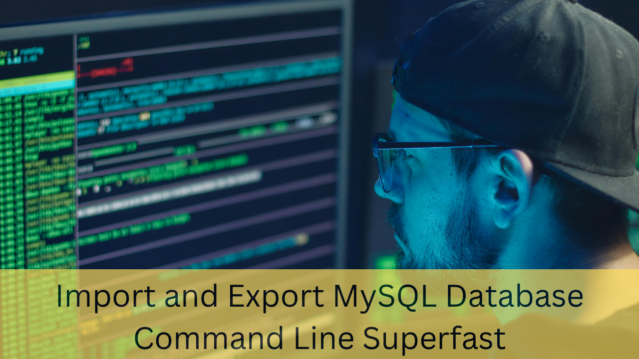 Import and Export MySQL Database Command Line Superfast - Agra Web Hosting Import and Export MySQL Database Command Line Superfast - Agra Web Hosting
